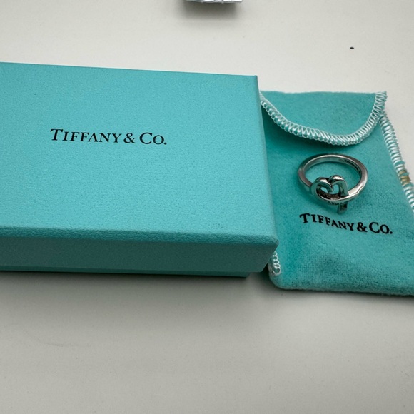 Tiffany & Co. | Jewelry | Tiffany Co Silver Ring With Iconic Blue Box ...